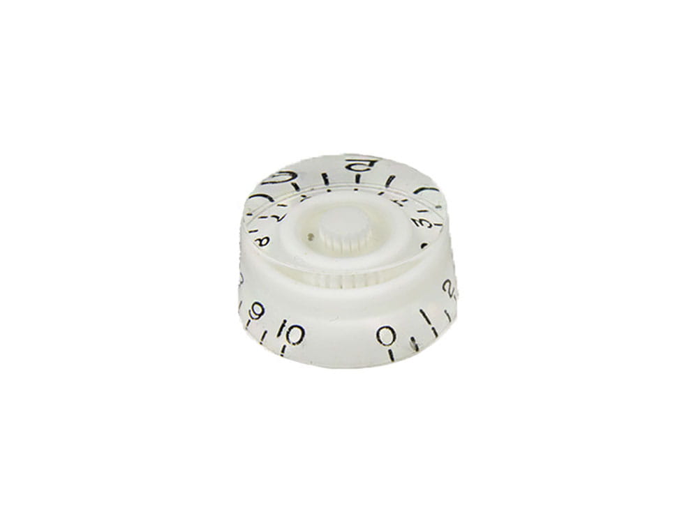 VPARTS VKN-300 Speed Guitar Knob (WH) - Guitar Parts Center